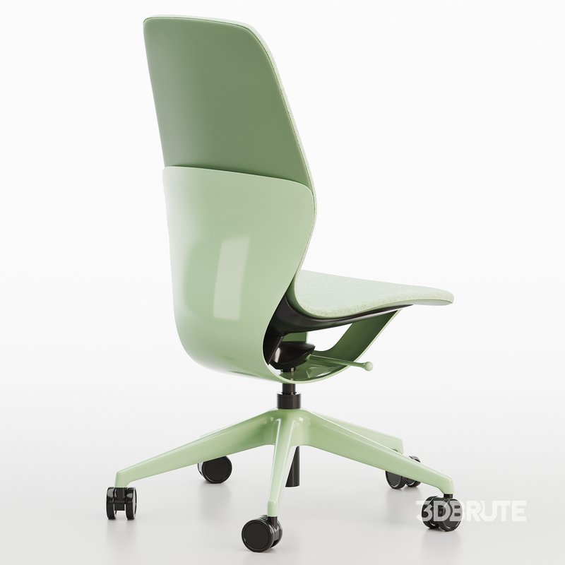 SILQ ARMLESS CHAIR 3d model Buy Download 3dbrute