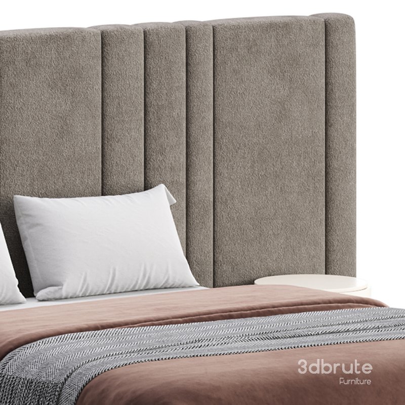 Dharmi bed 3d model Buy Download 3dbrute