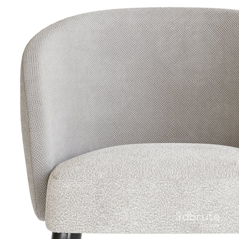 CHOCOLATE ICONIC UPHOLSTERED CHAIR 3d model Buy Download 3dbrute