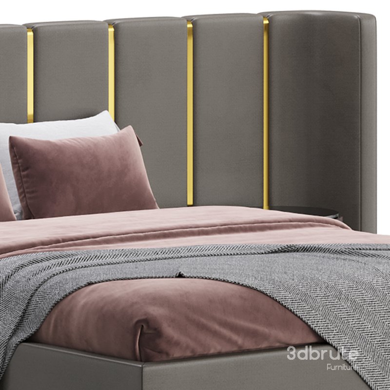 Collins bed 3d model Buy Download 3dbrute