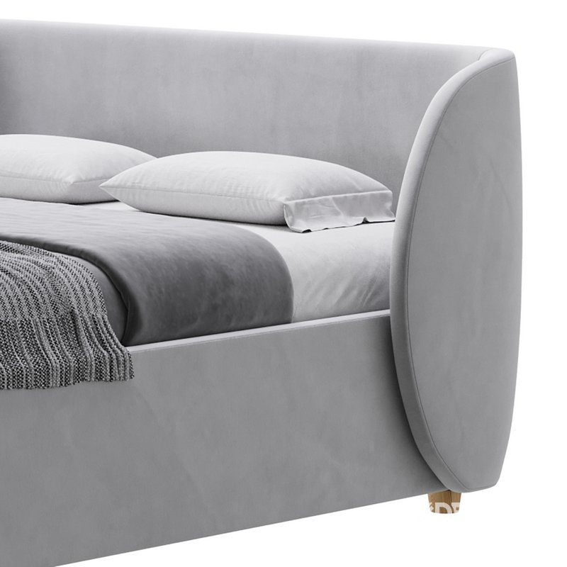 Yuna 160 bed 3d model Buy Download 3dbrute