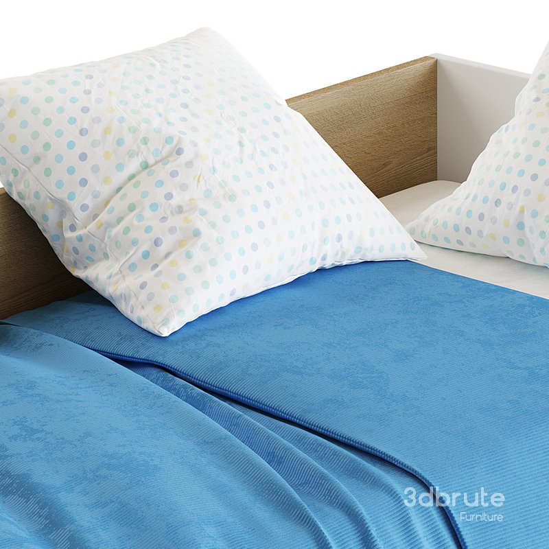 Combined bed TriYa Charlie 3d model Buy Download 3dbrute
