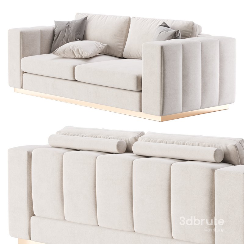 charlie sofa 3d model Buy Download 3dbrute