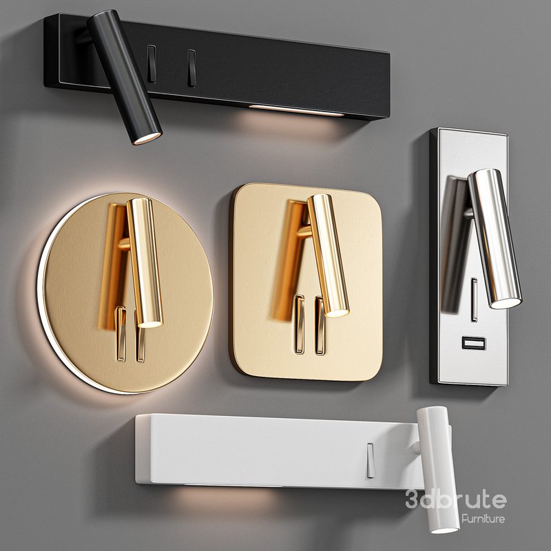 wall light 3d model Buy Download 3dbrute