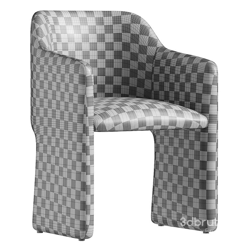 Bruna chair 3d model Buy Download 3dbrute
