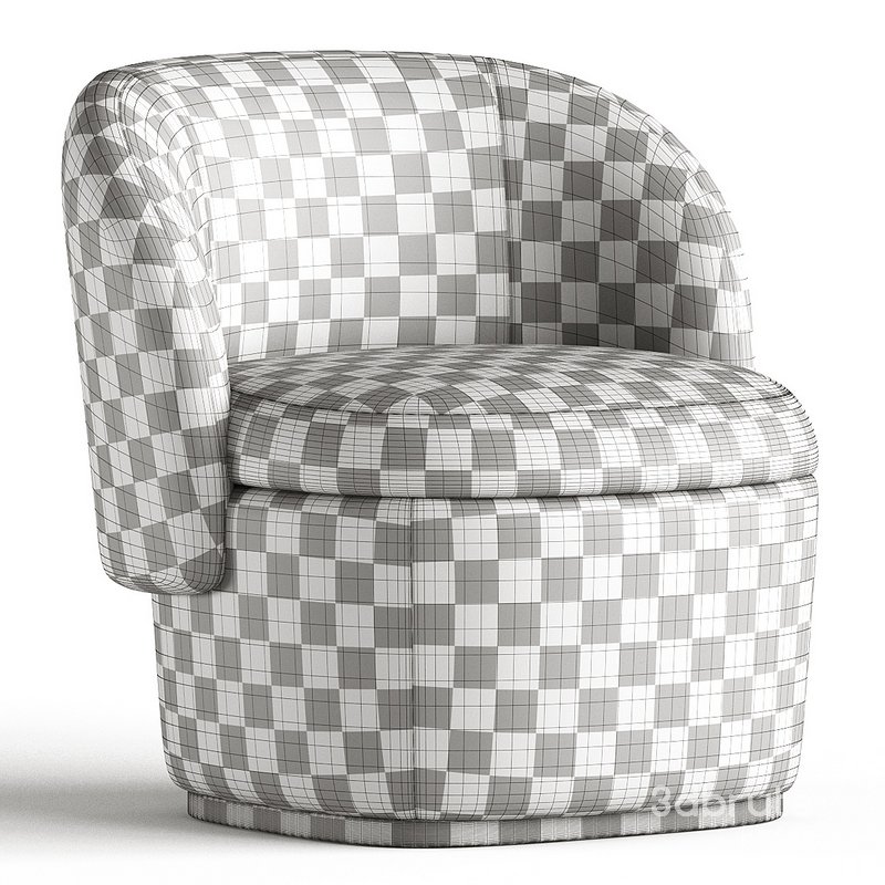Alice Lounge Chair 3d model Buy Download 3dbrute