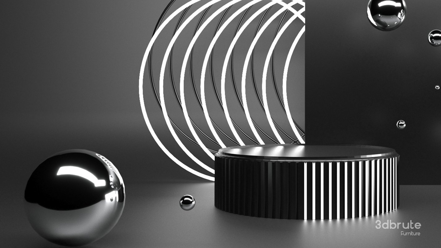 Podium Display 3d model Buy Download 3dbrute