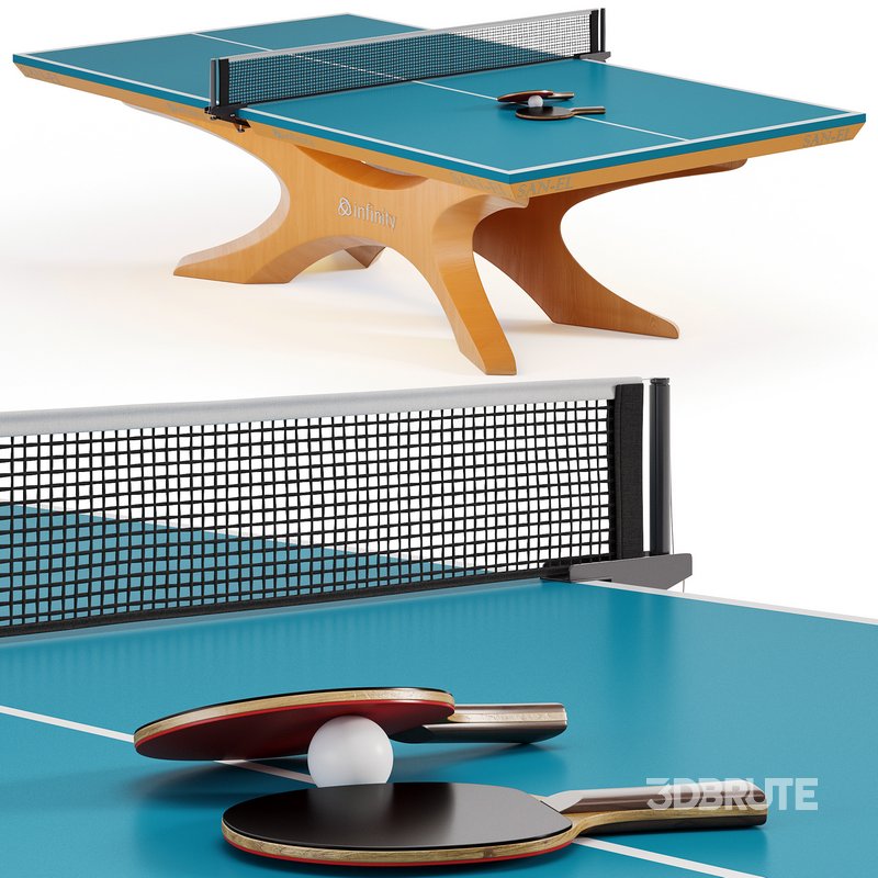 Professional tennis table SAN EI Infinity Rio by Billiardvip 3d model ...