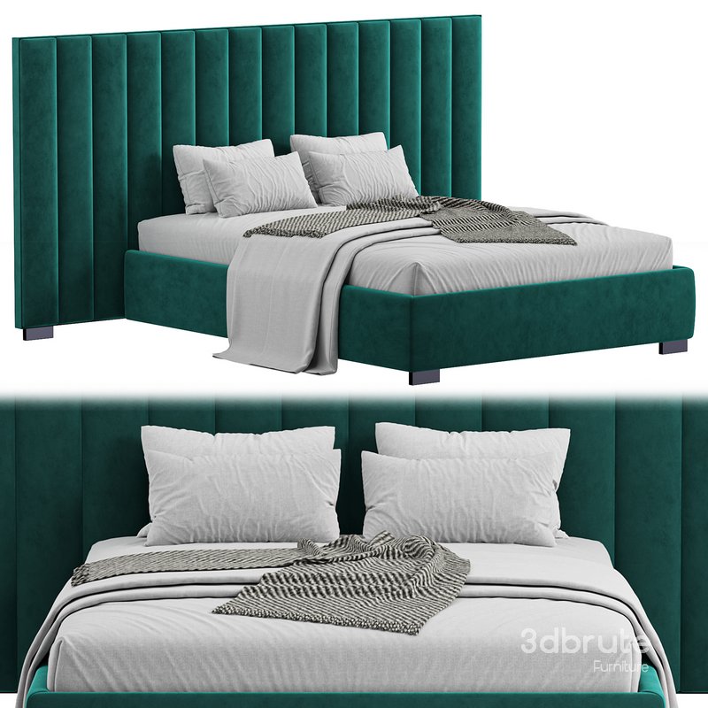 Bed MAXWELL 3d model Buy Download 3dbrute