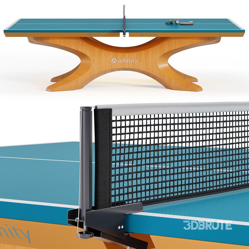 Professional tennis table SAN EI Infinity Rio by Billiardvip 3d model ...