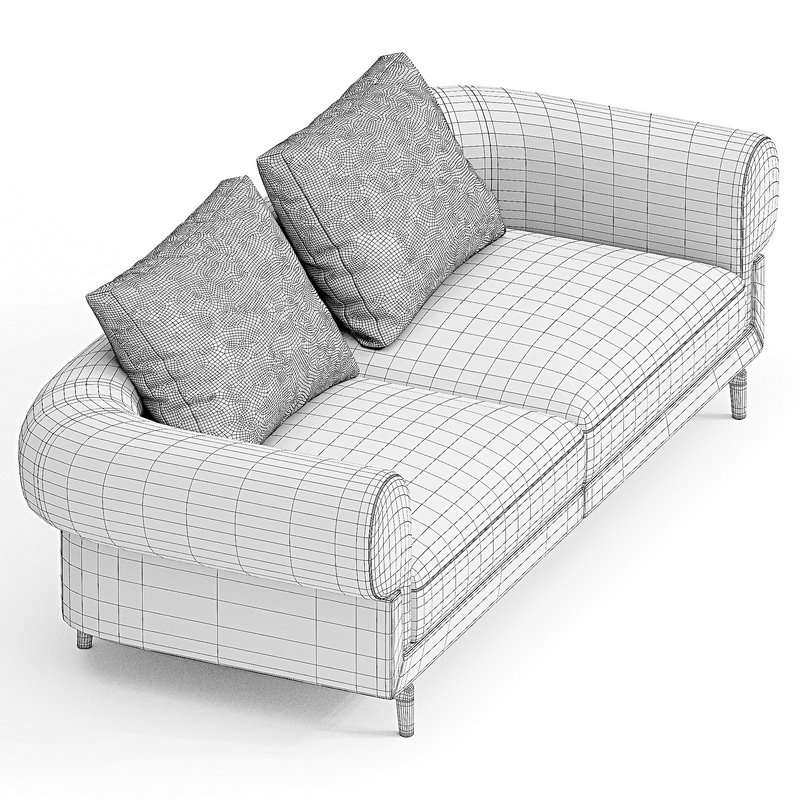 CARTER Sofa By HC28 Cosm - 3dbrute : 3dmodel furniture and decor