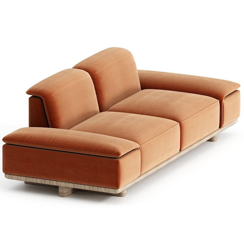 Philo modular Sofa by Natuzzi Italia 3d model Buy Download 3dbrute