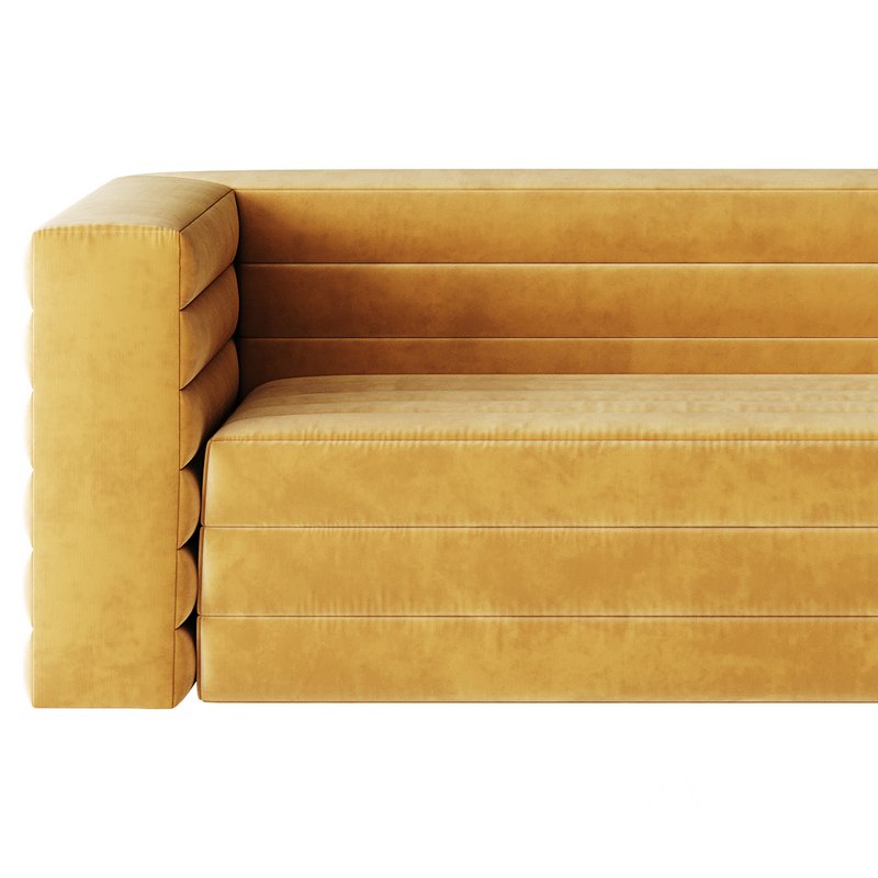 velvet sofa 3d model Buy Download 3dbrute