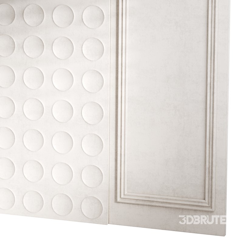 Decorative Wall panel 60 3d model Buy Download 3dbrute