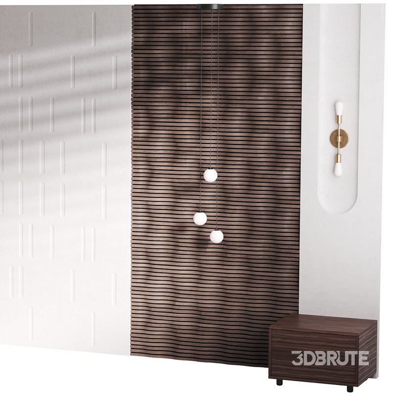 Decorative Wall panel 05 3d model Buy Download 3dbrute