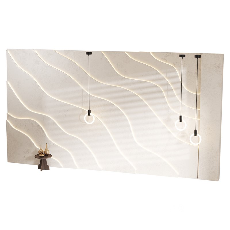 Decorative Wall panel 24 3d model Buy Download 3dbrute