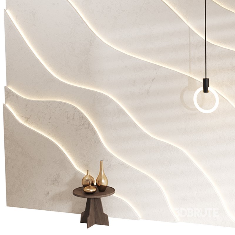 Decorative Wall panel 24 3d model Buy Download 3dbrute