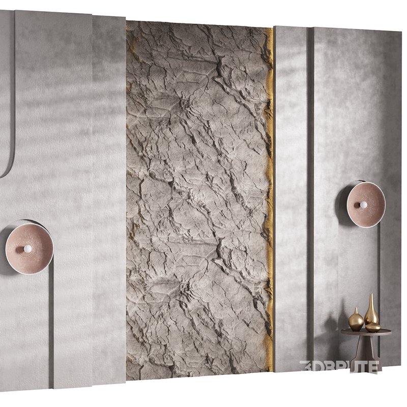 Decorative Wall panel 23 3d model Buy Download 3dbrute
