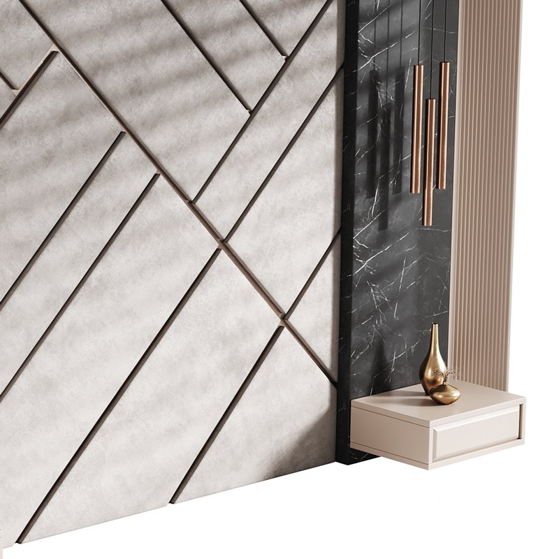 Decorative Wall panel 36 3d model Buy Download 3dbrute