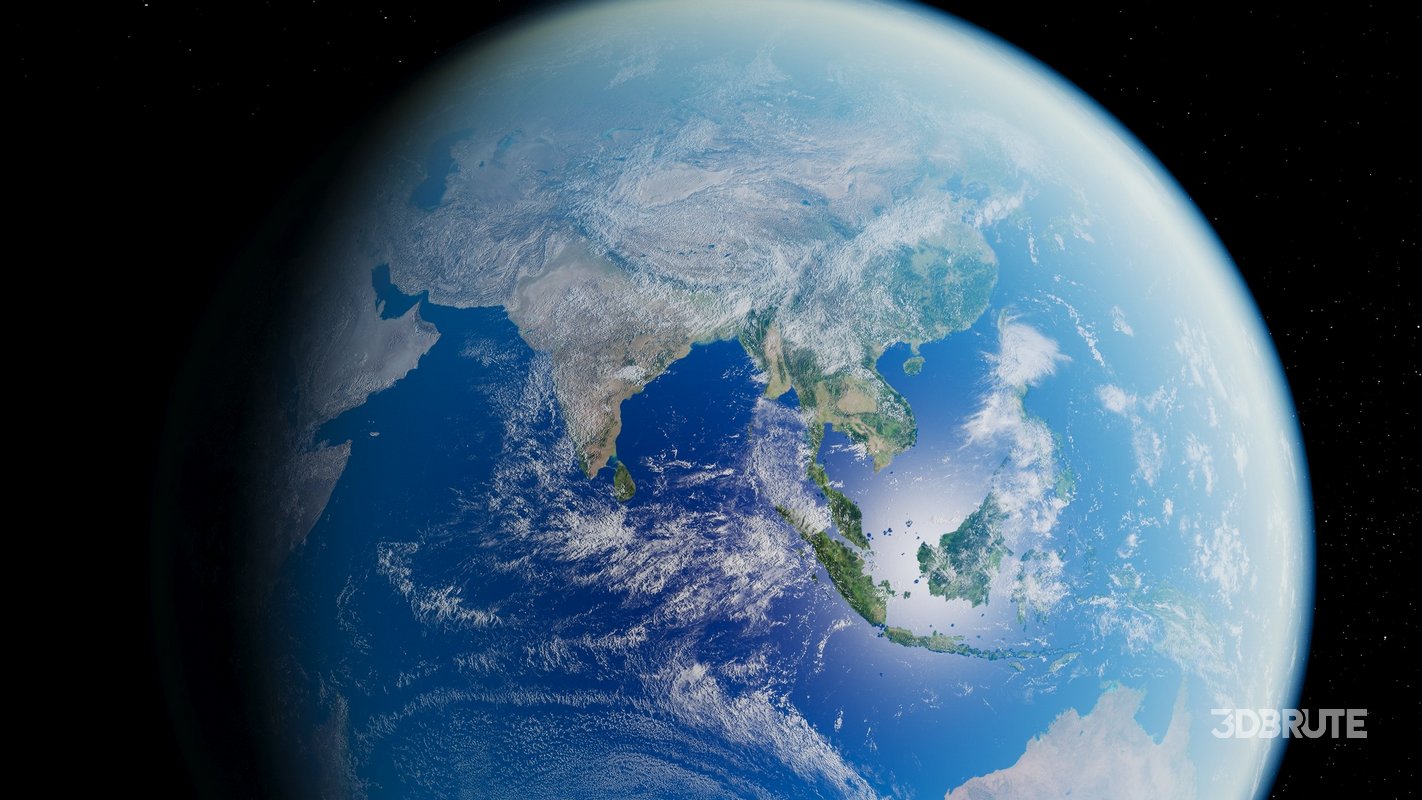 Earth 3d model 3d model Buy Download 3dbrute