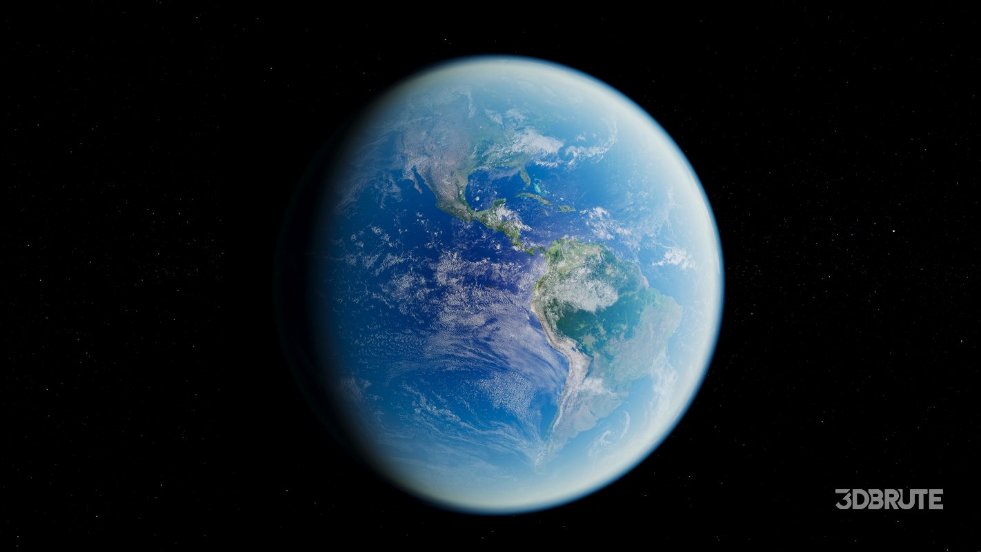 Earth 3d model 3d model Buy Download 3dbrute
