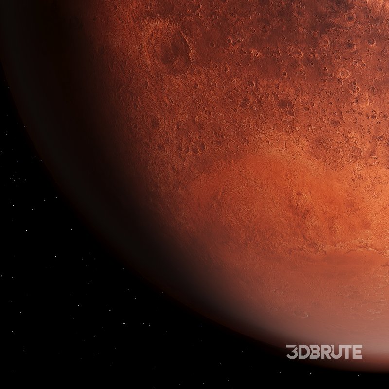 Mars 3d model 3d model Buy Download 3dbrute