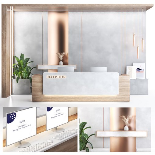 Reception Design 05 3d model Buy Download 3dbrute