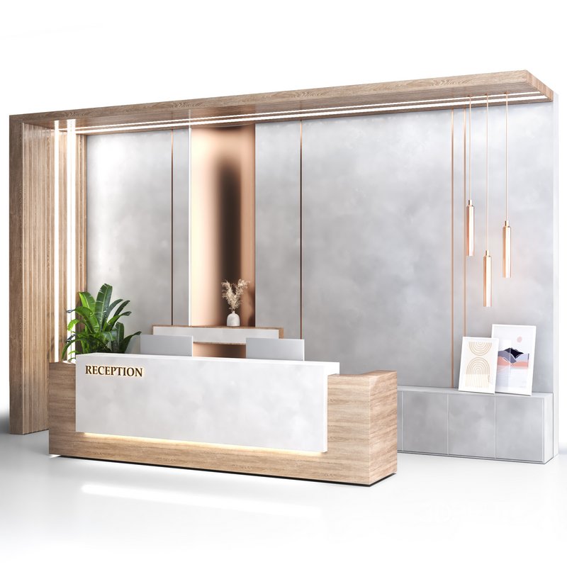 Reception 12 3d model Buy Download 3dbrute