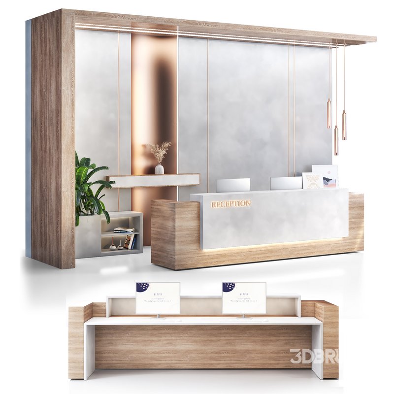 Reception 12 3d model Buy Download 3dbrute