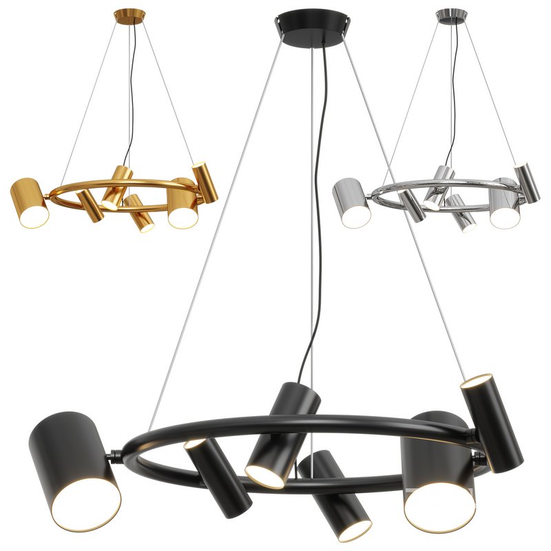 Can Can Round Suspension Lamp by Ghidini1961 3d model Buy Download 3dbrute