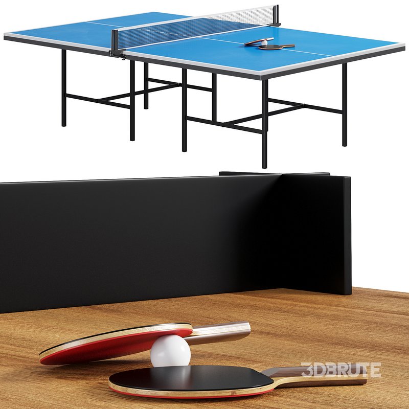 Ping Pong Table DAN By Bulo 3d model Buy Download 3dbrute