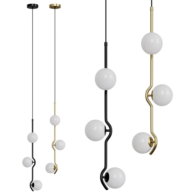 BROR Chandelier lamp By Lampatron 3d model Buy Download 3dbrute