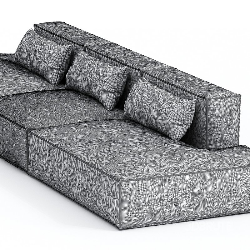 Cubotto sofa 3d model Buy Download 3dbrute