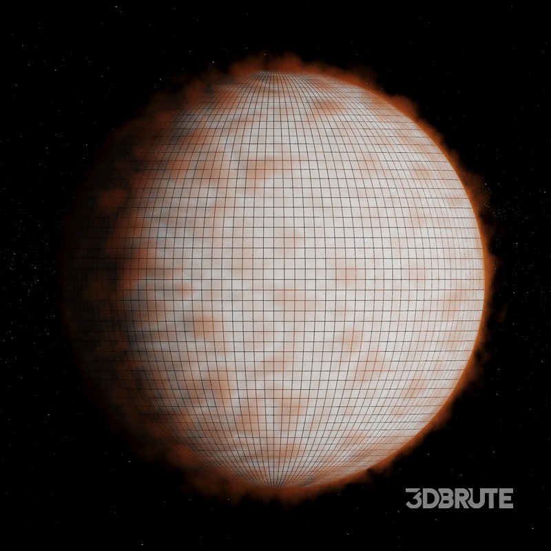 Sun 3d model 3d model Download 3dbrute