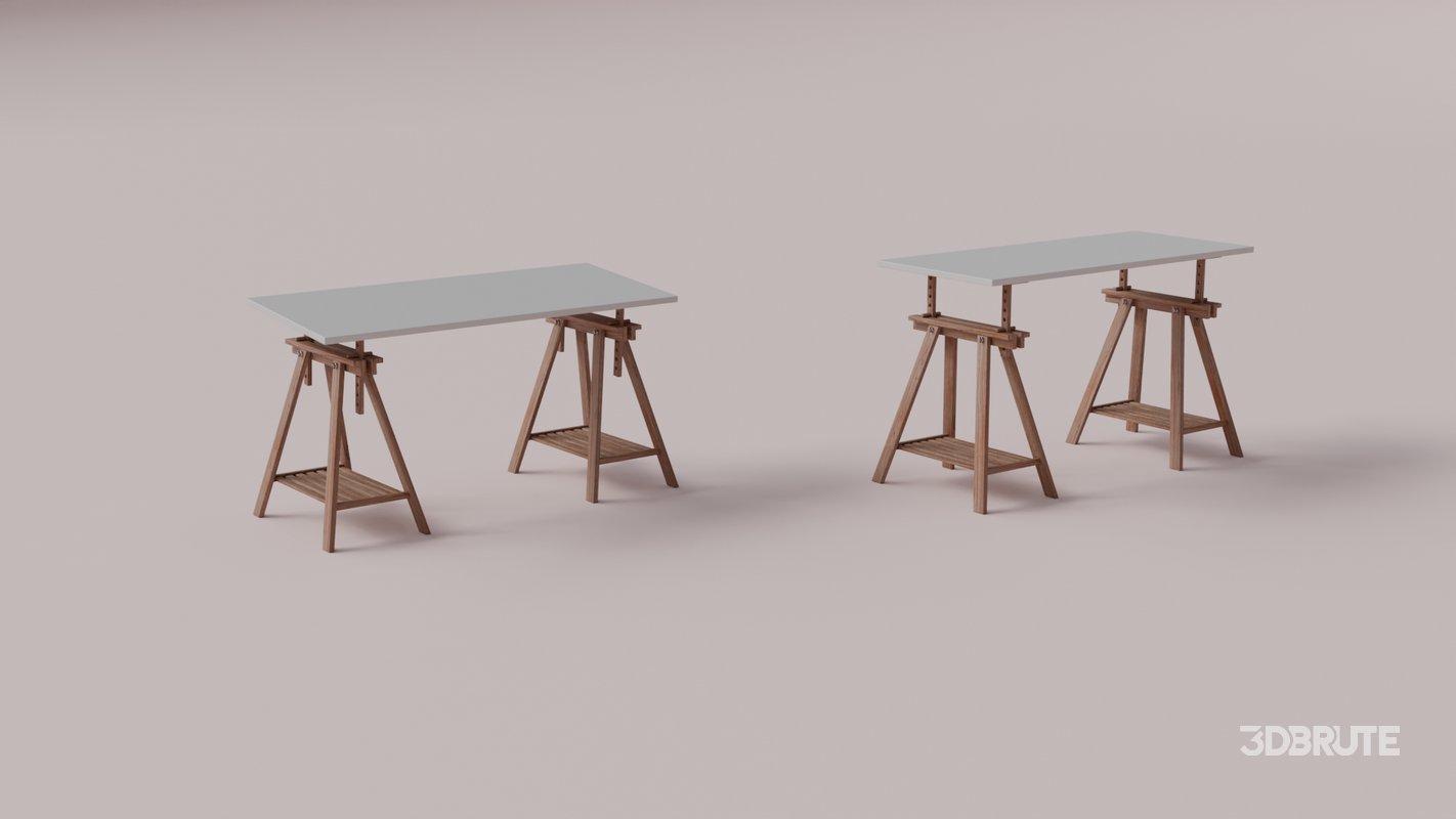 Islamic Table 001 3d model Buy Download 3dbrute