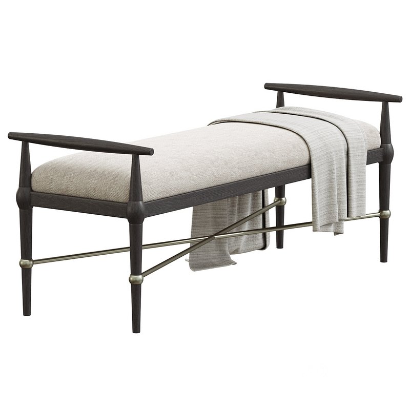 Asah bench Wade Logan 3d model Buy Download 3dbrute