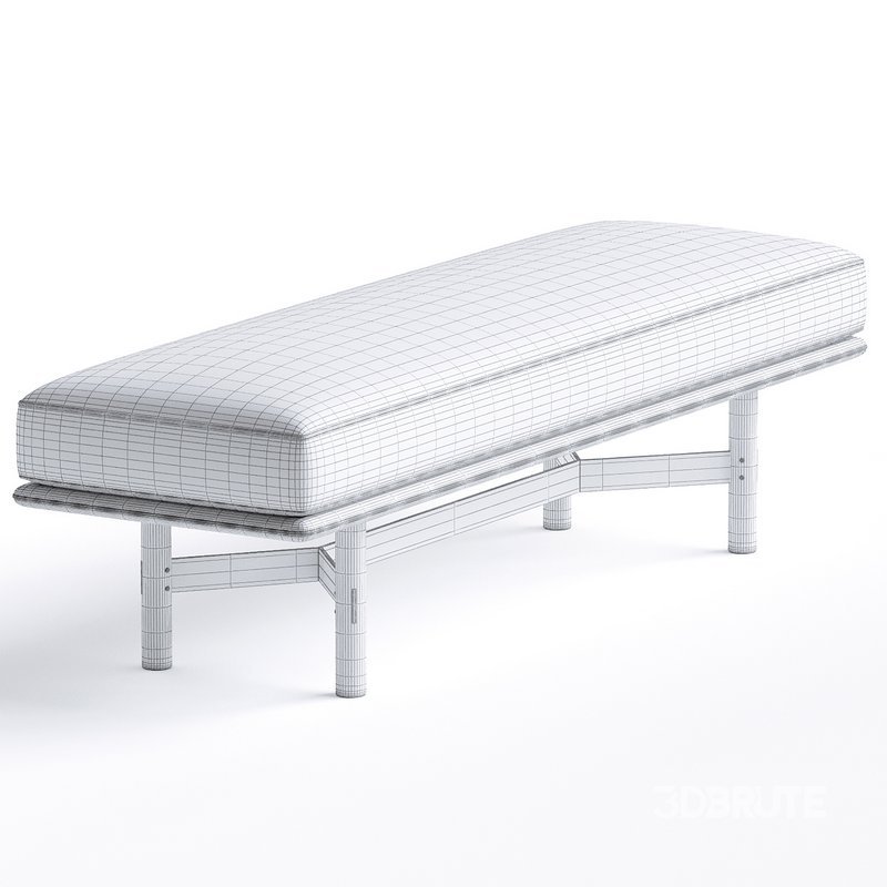 Stilt Contemporary Style Uplostered fabric bench by District Eight ...
