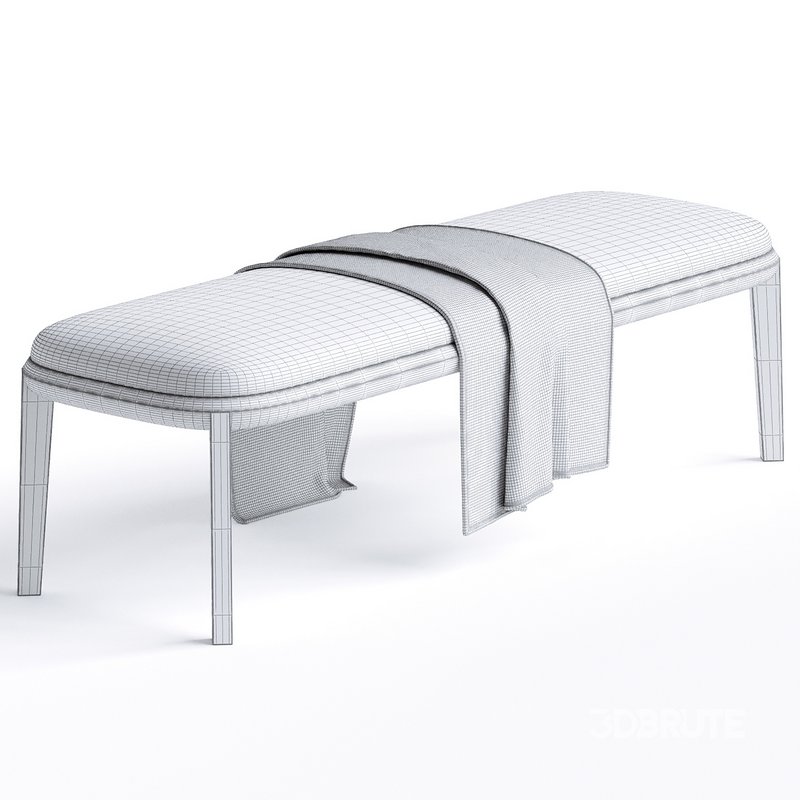 Atelier Purcell Henley Bench - Download -3d Models Free -3dbrute