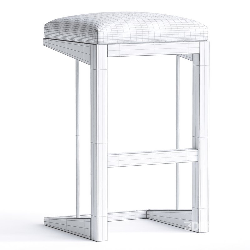 Ojai Stool - 3dbrute : 3dmodel furniture and decor