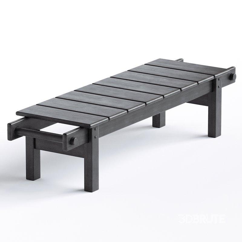 Leif Bench - 3dbrute : 3dmodel furniture and decor