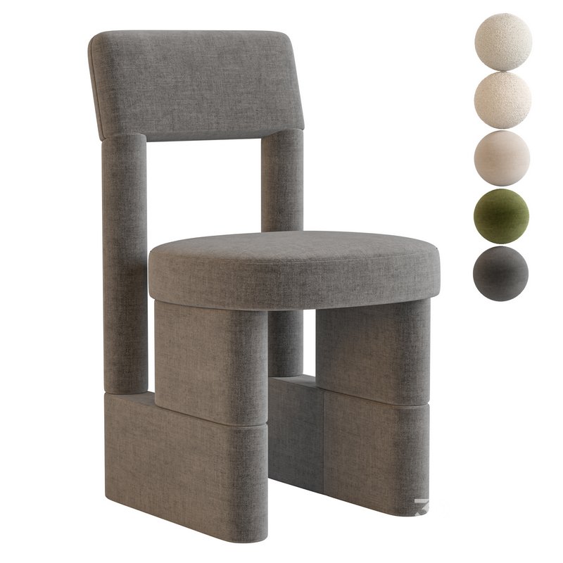 URBAN chair By Woo 3d model Buy Download 3dbrute