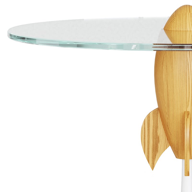 Rocket Coffee Table 3d model Buy Download 3dbrute