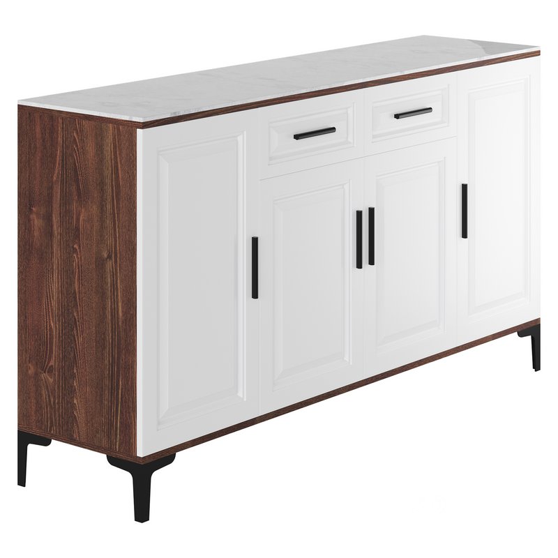 Modern Wood Buffets & Sideboards 3 3d model Buy Download 3dbrute
