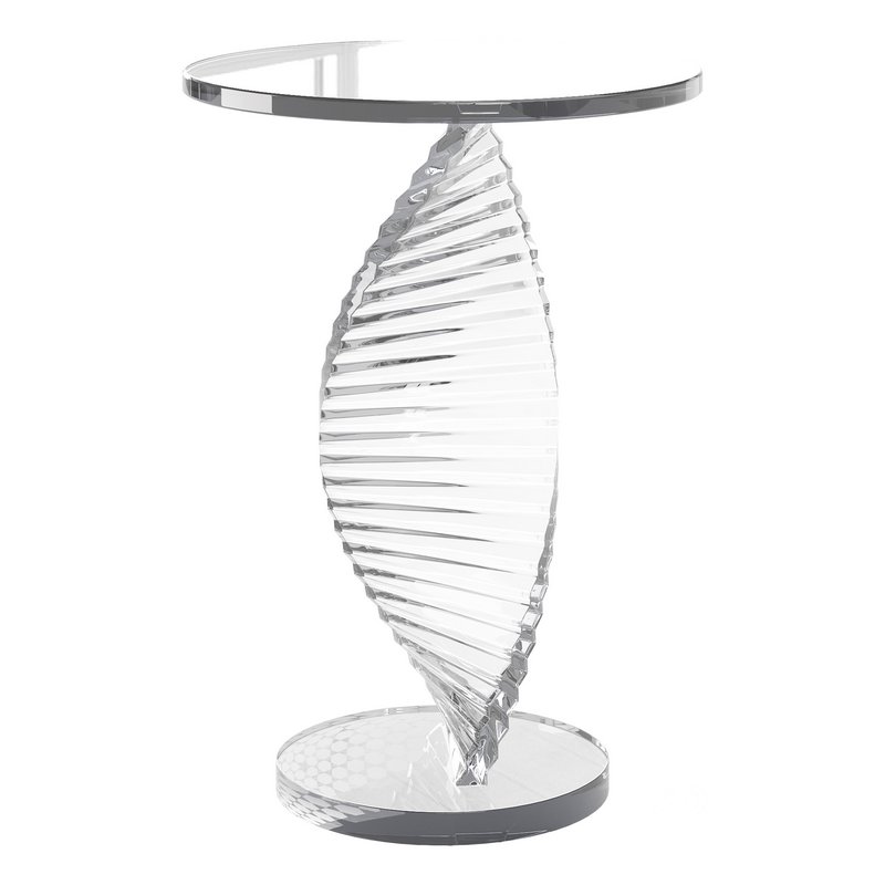 Simple Swirl Side Table 3d model Buy Download 3dbrute