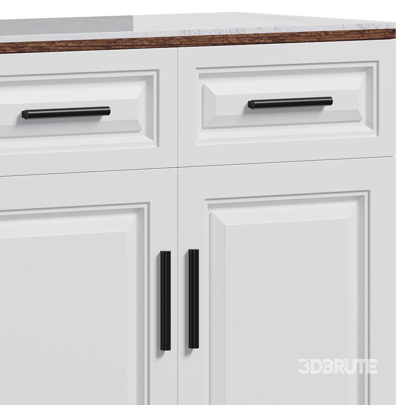 Modern Wood Buffets & Sideboards 1 3d model Buy Download 3dbrute
