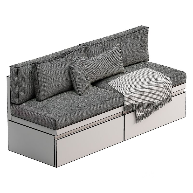 Soft seat for window sill 3d model Buy Download 3dbrute