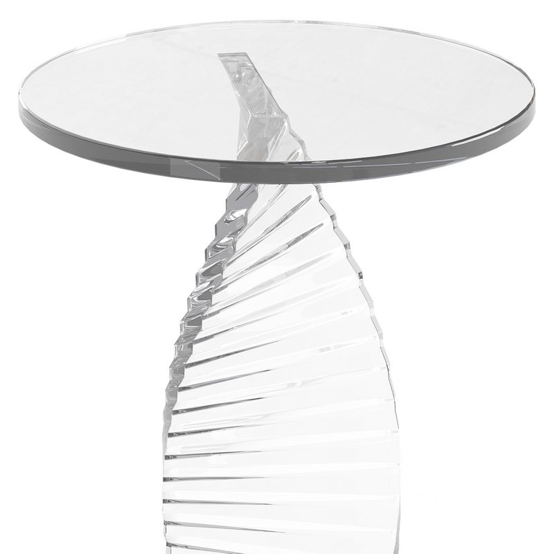 Simple Swirl Side Table 3d model Buy Download 3dbrute