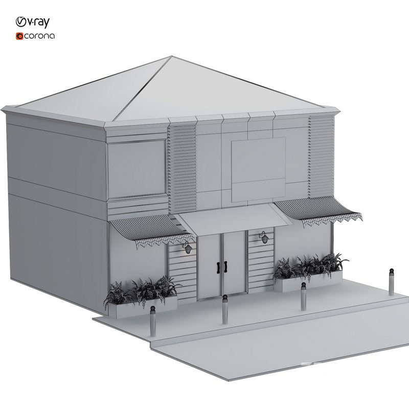 pet shop face 3d model Buy Download 3dbrute