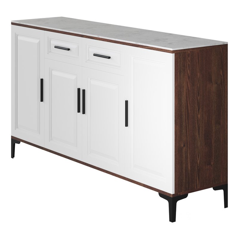 Modern Wood Buffets & Sideboards 3 3d model Buy Download 3dbrute