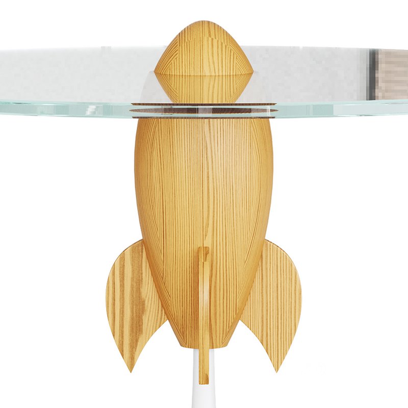 Rocket Coffee Table 3d model Buy Download 3dbrute